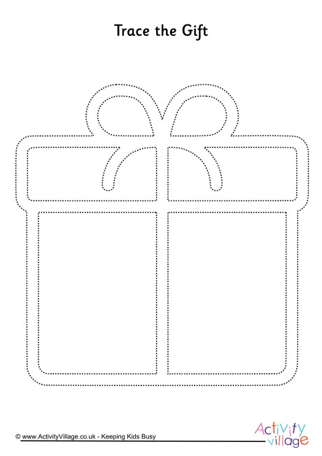 Gift Tracing Page | Activity Village