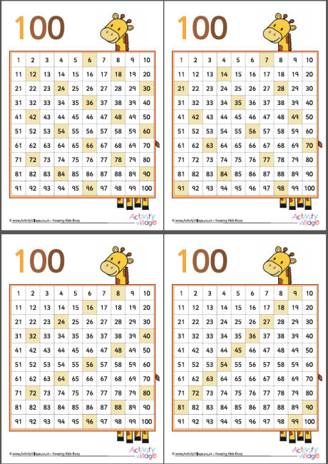 Hundred Squares | Activity Village