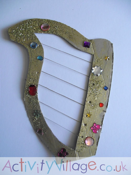 Golden Harp Craft | Activity Village