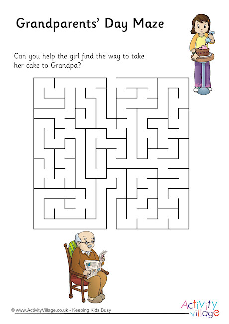 Grandparents' Day Puzzles | Activity Village