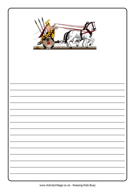Ancient Greece Notebooking Paper