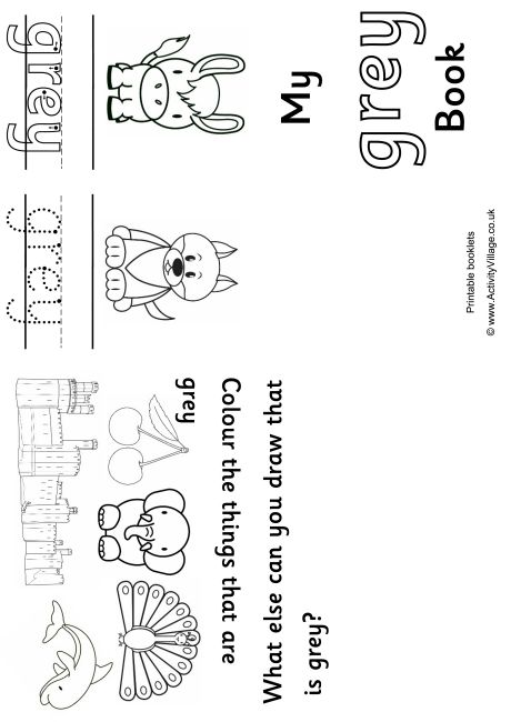 Grey Activities for Kids