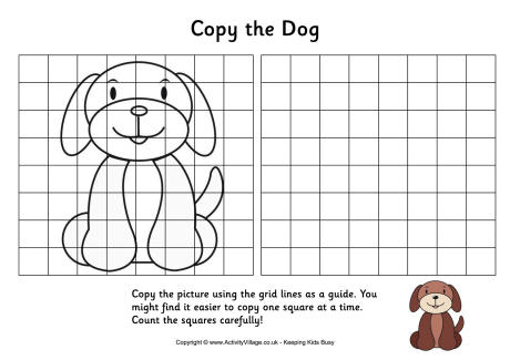 Dog Grid Copy | Activity Village
