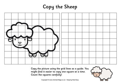 Sheep Grid Copy | Activity Village