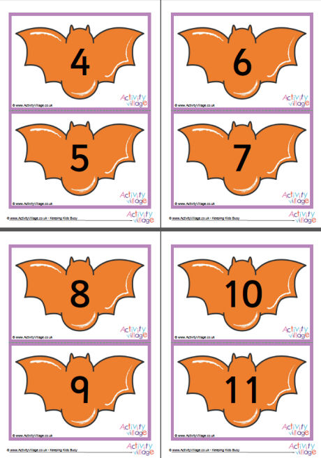 Number Flash Cards | Activity Village