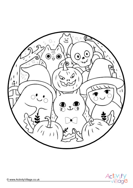 Halloween Colouring Pages | Activity Village