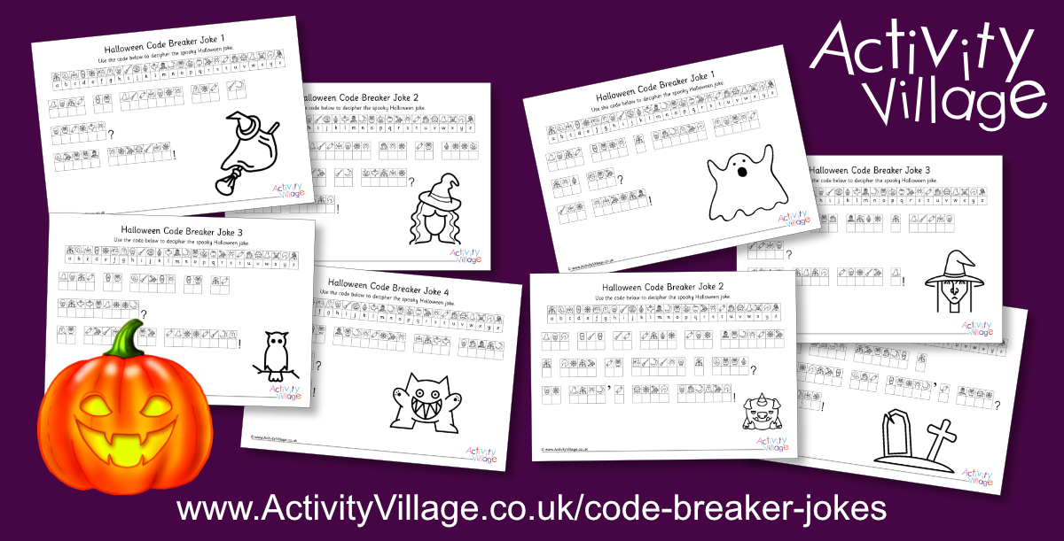 Halloween Code Breaker Jokes | Activity Village