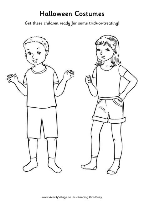 Halloween Paper Dolls | Activity Village