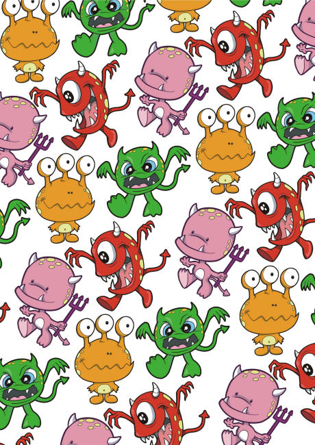 Halloween Scrapbook Paper Monster Mash | Activity Village