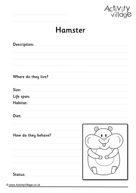 Animal Fact Finding Worksheets | Activity Village