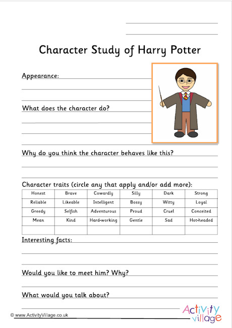 Harry Potter Worksheet | Activity Village