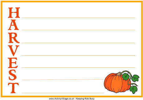 Autumn Acrostic Poem Printables | Activity Village
