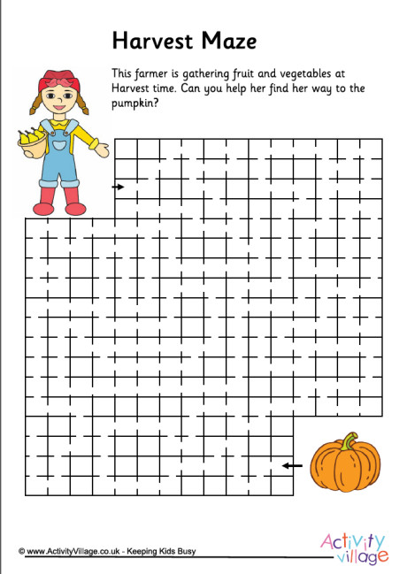 Harvest Puzzles | Activity Village