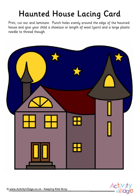 Halloween Lacing Cards | Activity Village