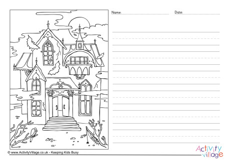Haunted House Printables | Activity Village