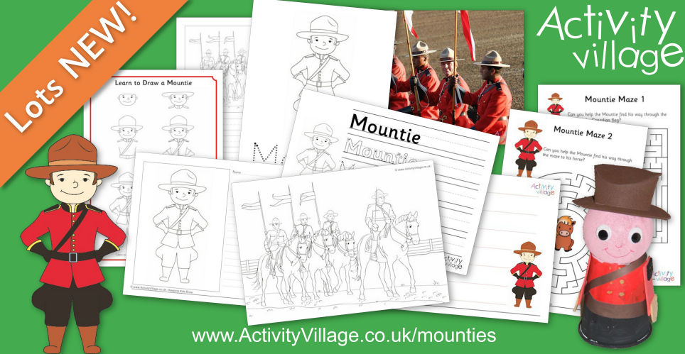 Have Some Fun With Our New Canadian Mounties Activities | Activity Village