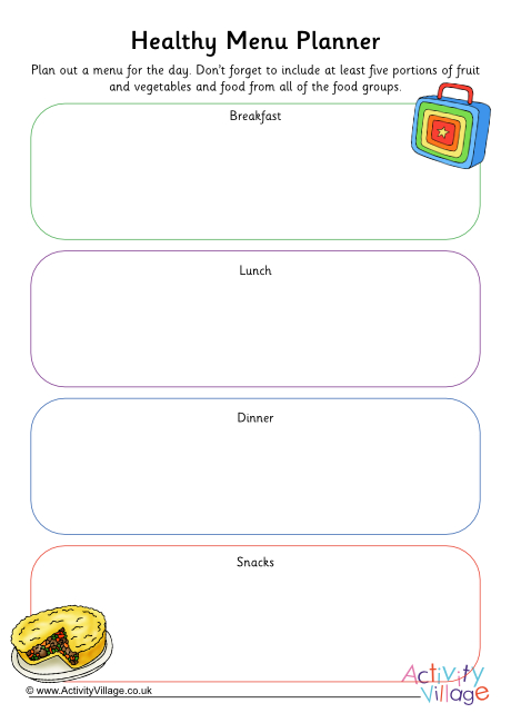 Healthy Eating Week | Activity Village