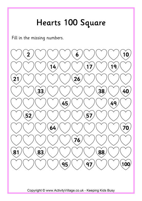 Hundred Squares | Activity Village