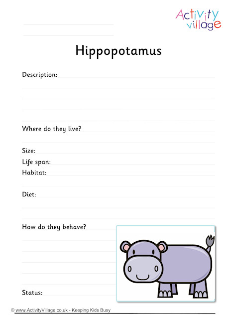 Fun Hippo Activities for Kids