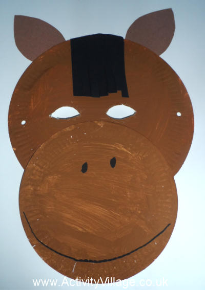 Horse Mask Craft | Activity Village