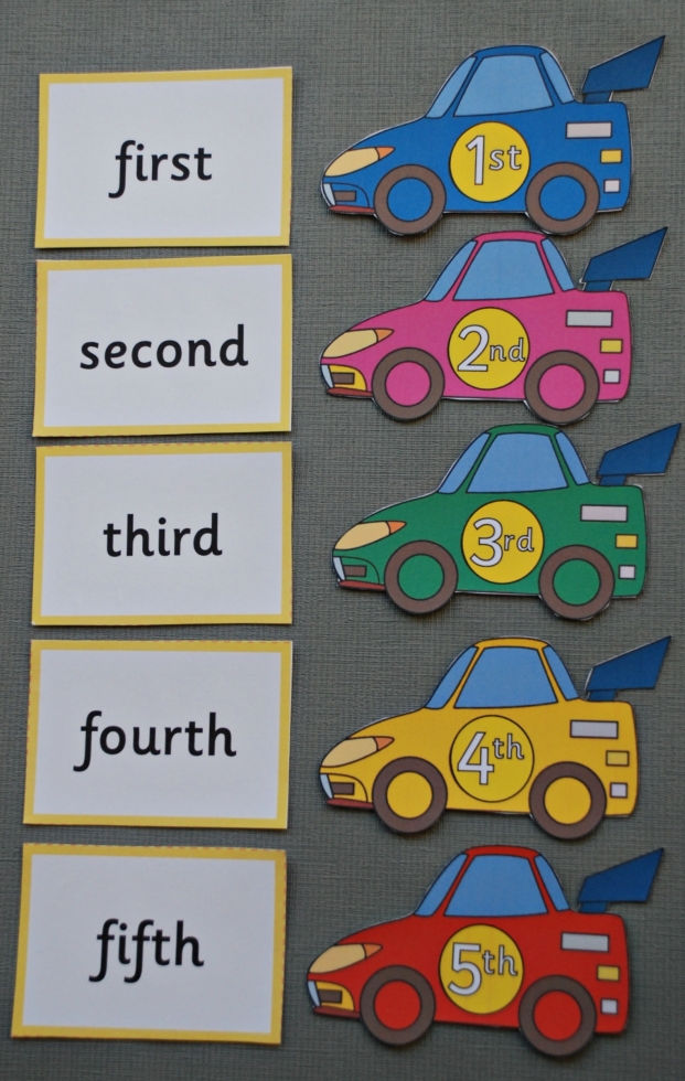 Guest Post - Our Ordinal Number Cards in Action | Activity Village