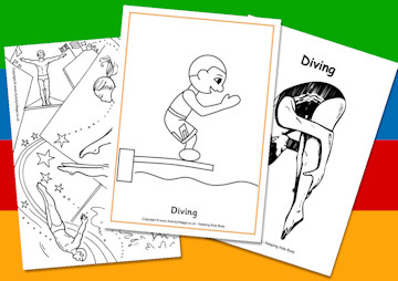Commonwealth Games Colouring Pages | Activity Village
