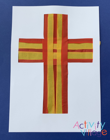 Tissue Paper Crosses | Activity Village