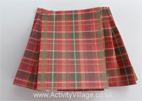 Make a Scottish Kilt Card | Activity Village