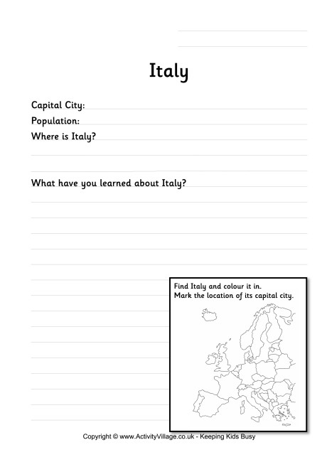 Italy | Activity Village