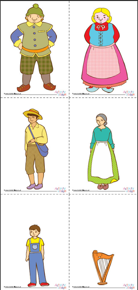 Jack and the Beanstalk Characters | Activity Village