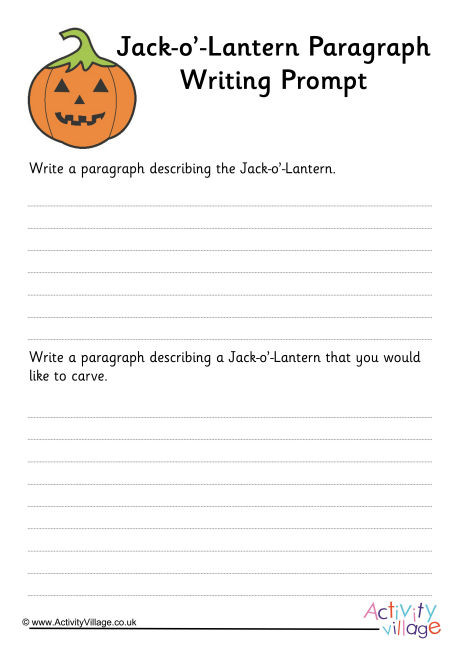 Jack O Lantern Printables | Activity Village