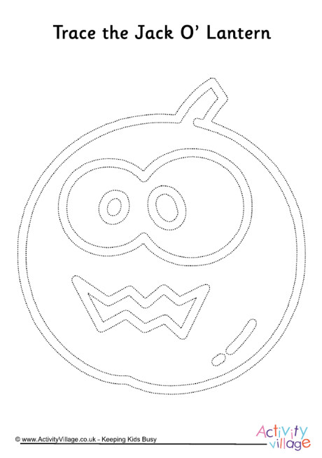 Halloween Tracing Pages | Activity Village