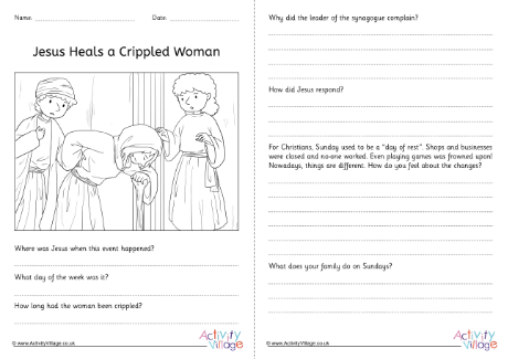 Jesus Heals a Crippled Woman | Bible Stories for Kids | Luke 13:10-17