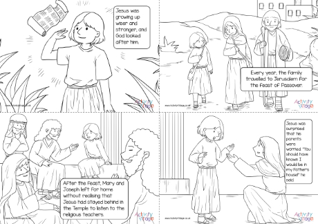 Jesus Stays Behind | Activity Village