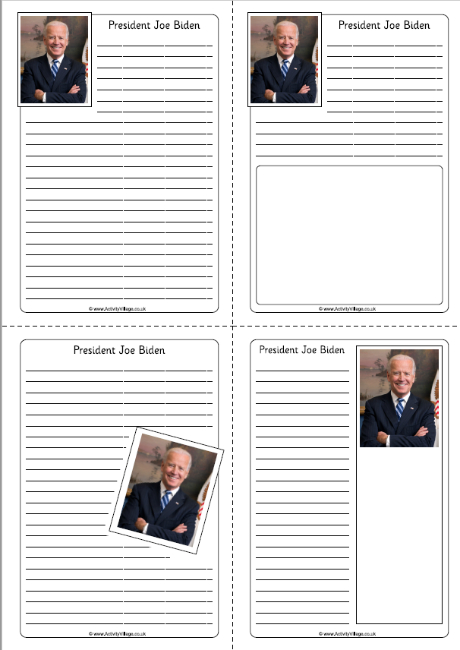 Famous People Notebooking Pages | Activity Village