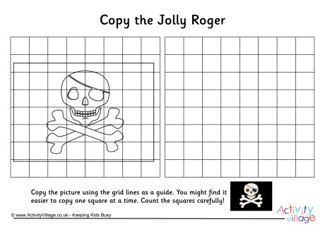 Jolly Roger Grid Copy | Activity Village