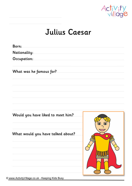 Julius Caesar | Activity Village