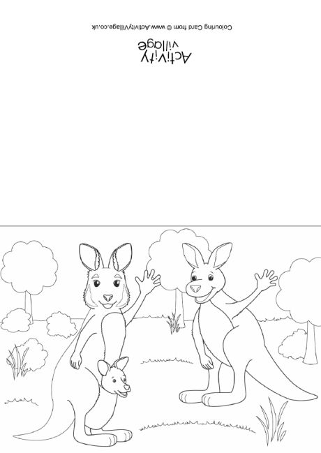 Australian Animal Colouring Pages | Activity Village