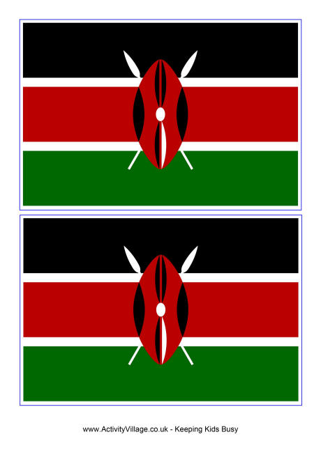 Kenya Fun Facts and Printables for Kids