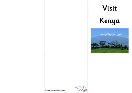 Kenya Fun Facts and Printables for Kids