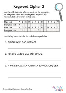 Secret Code Printables for Kids