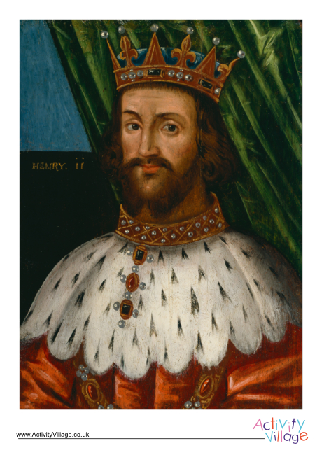King Henry II Portrait | Activity Village