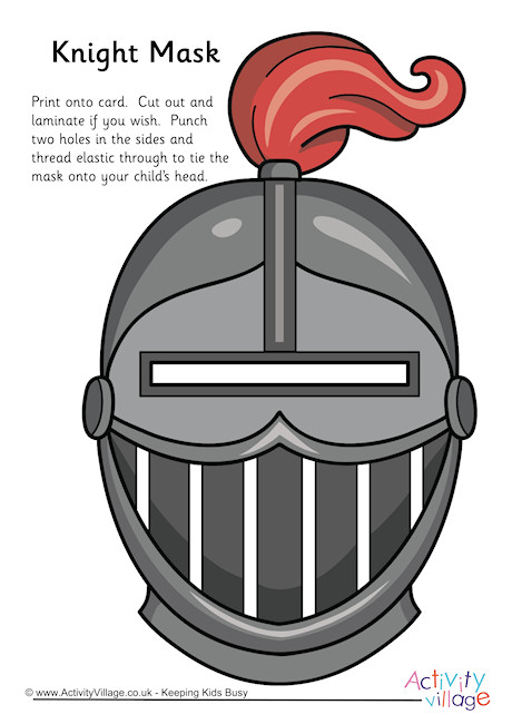 Knight Mask | Activity Village