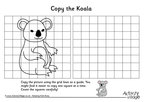 Koala Grid Copy | Activity Village