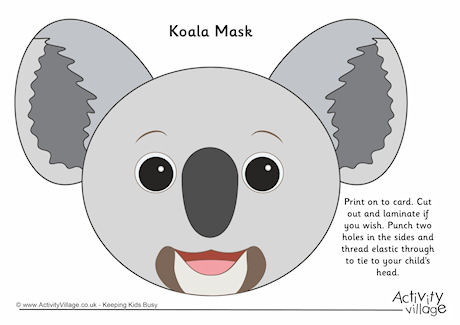 Koala Mask | Activity Village