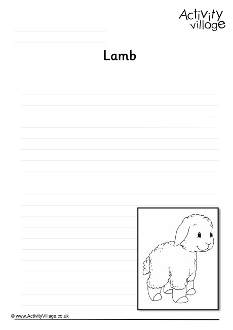 Sheep Printables | Activity Village