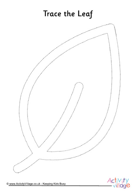 Autumn Tracing Pages | Activity Village