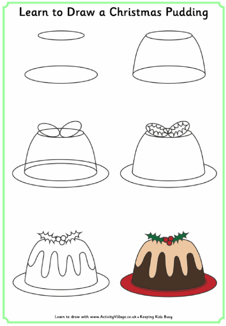 Christmas Pudding Printables | Activity Village