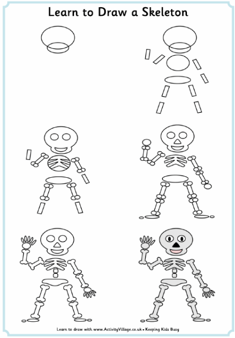 Skeleton Printables | Activity Village