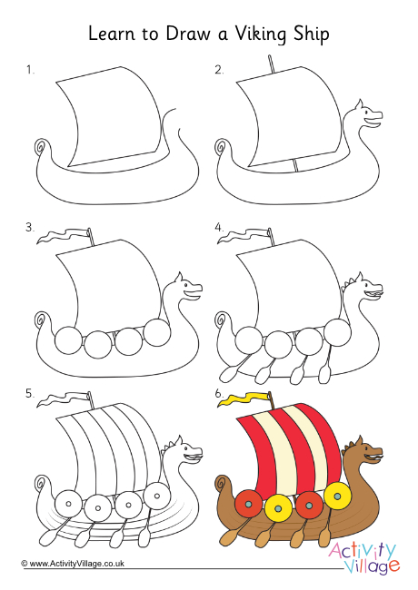 Learn to Draw Viking Pictures | Activity Village